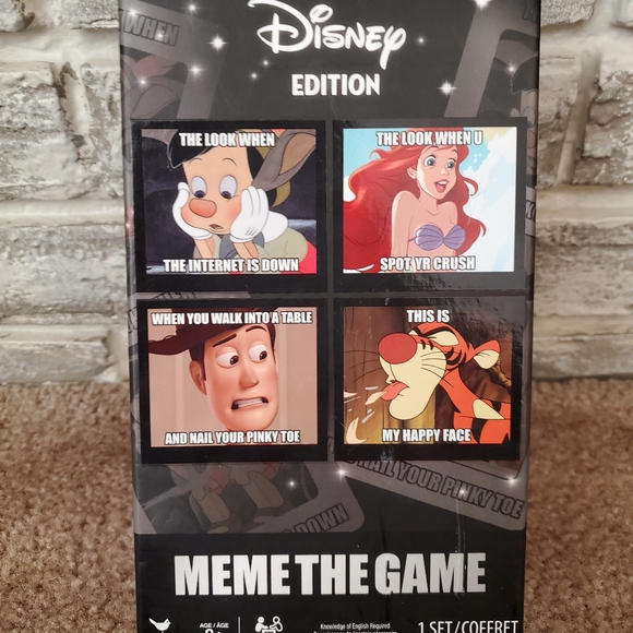 Disney | Toys | Disney Edition Meme The Game | Poshmark